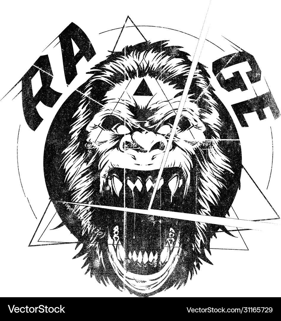 Rage Royalty Free Vector Image - VectorStock