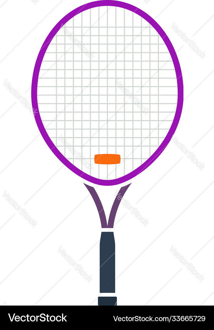 Tennis racket icon Royalty Free Vector Image - VectorStock