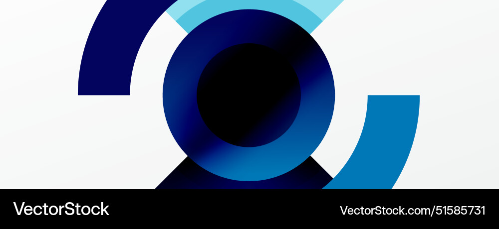 Trendy simple circle abstract background Vector Image