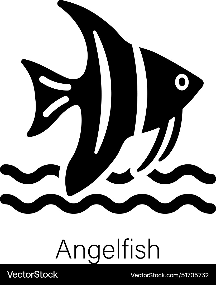 Angelfish Royalty Free Vector Image - VectorStock