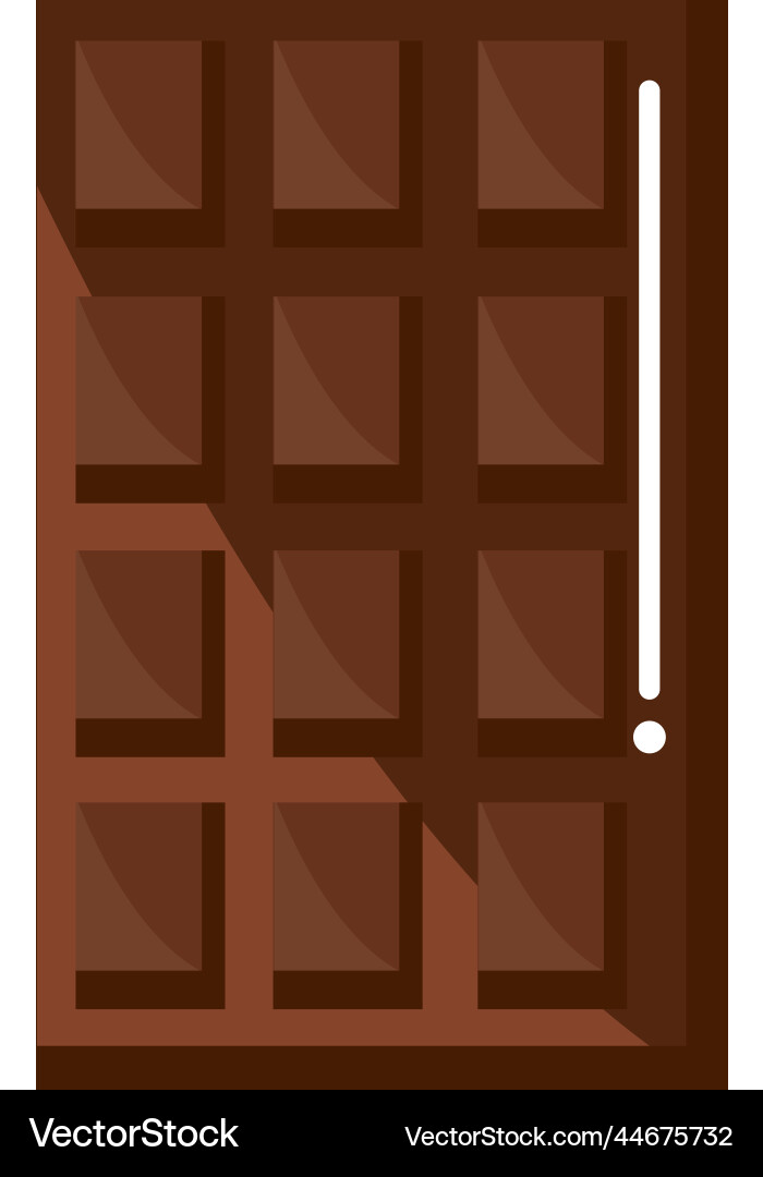 Chocolate bar candy Royalty Free Vector Image - VectorStock