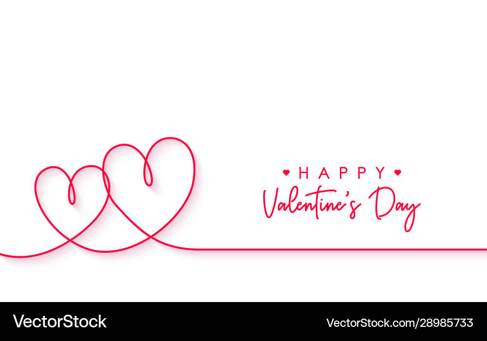 Happy valentines day calligraphy lettering Vector Image