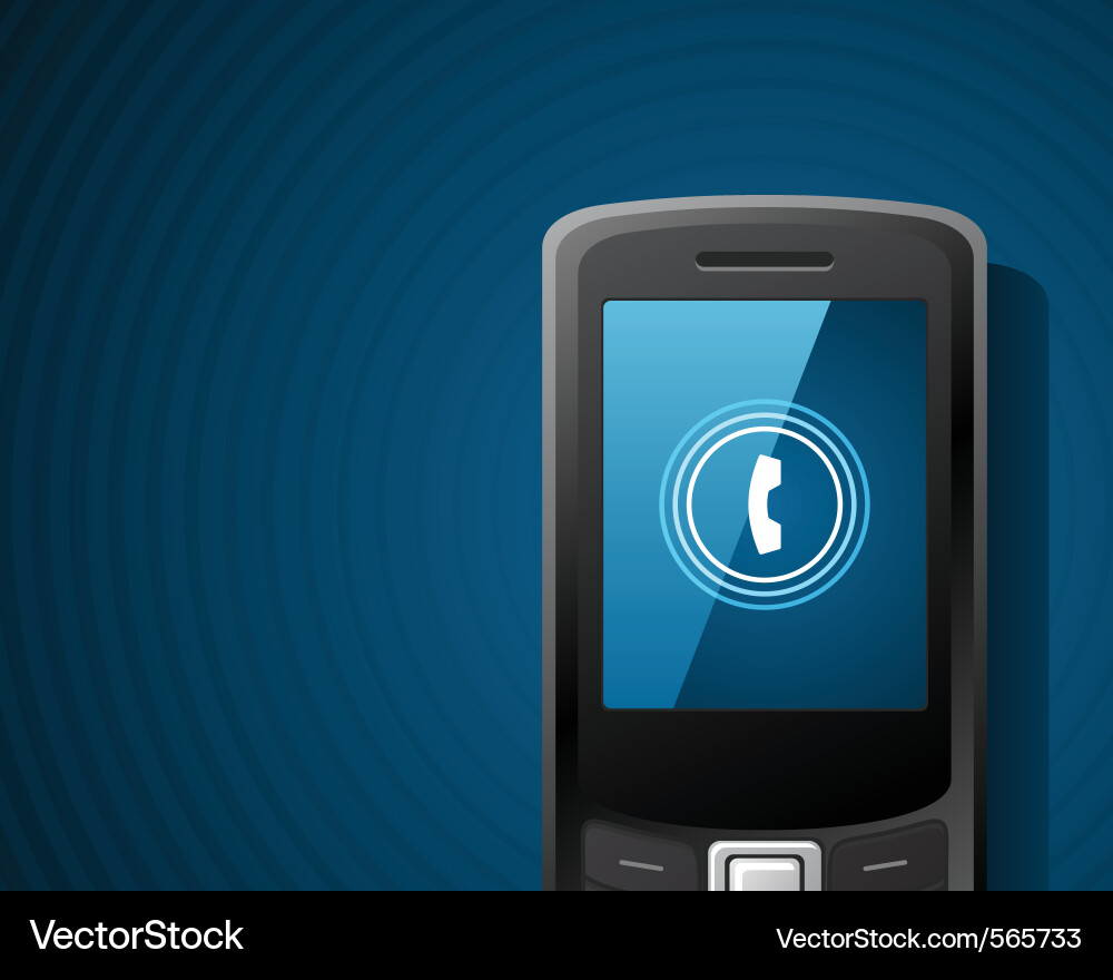 Mobile phone background Royalty Free Vector Image