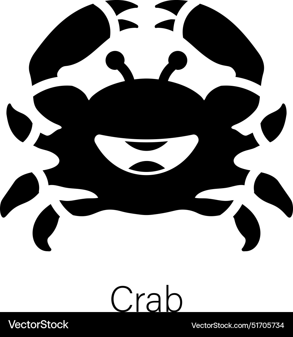 Crab Royalty Free Vector Image - VectorStock