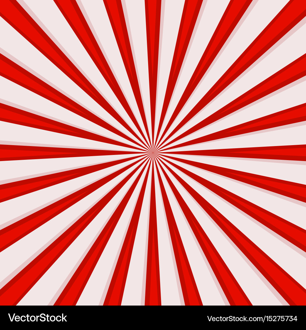 Red comics radial speed lines graphic effects Vector Image