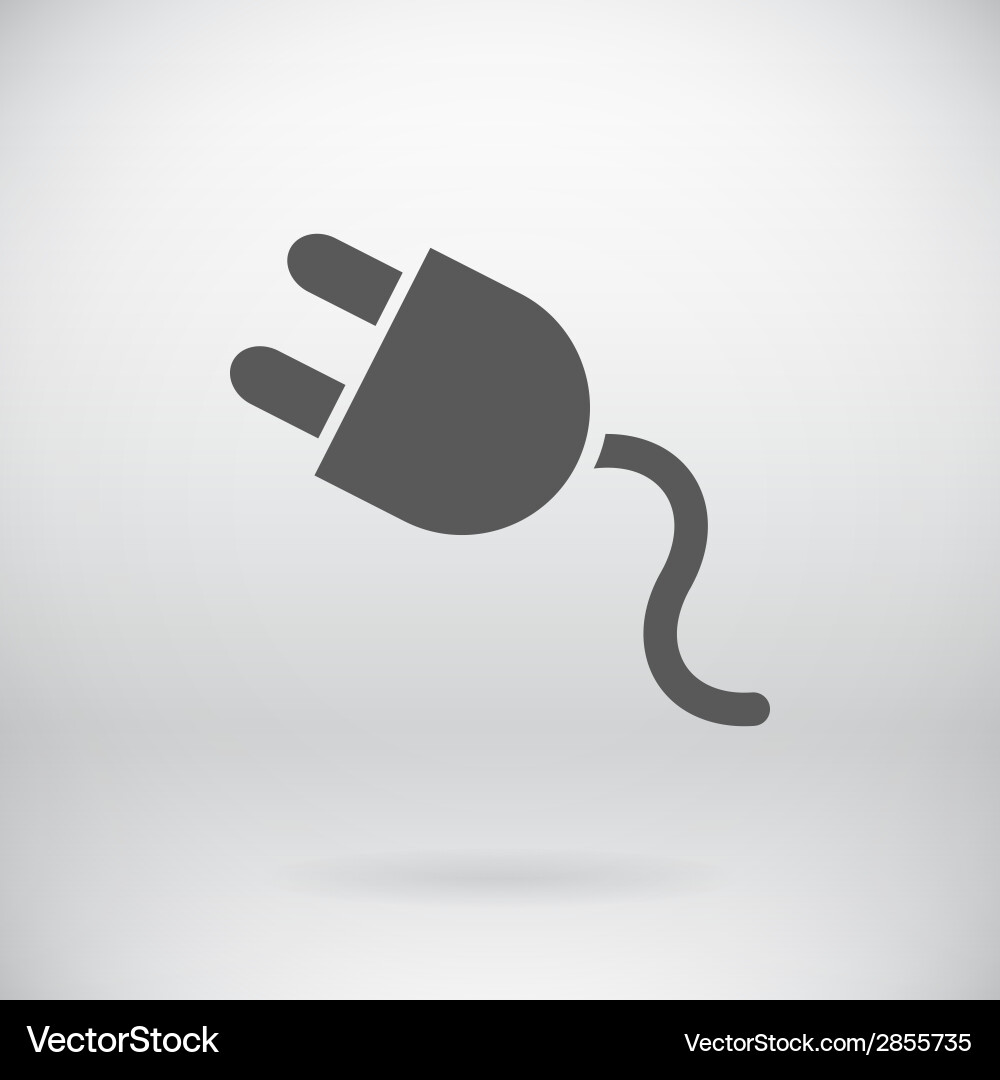 Flat battery sign charging energy symbol Vector Image