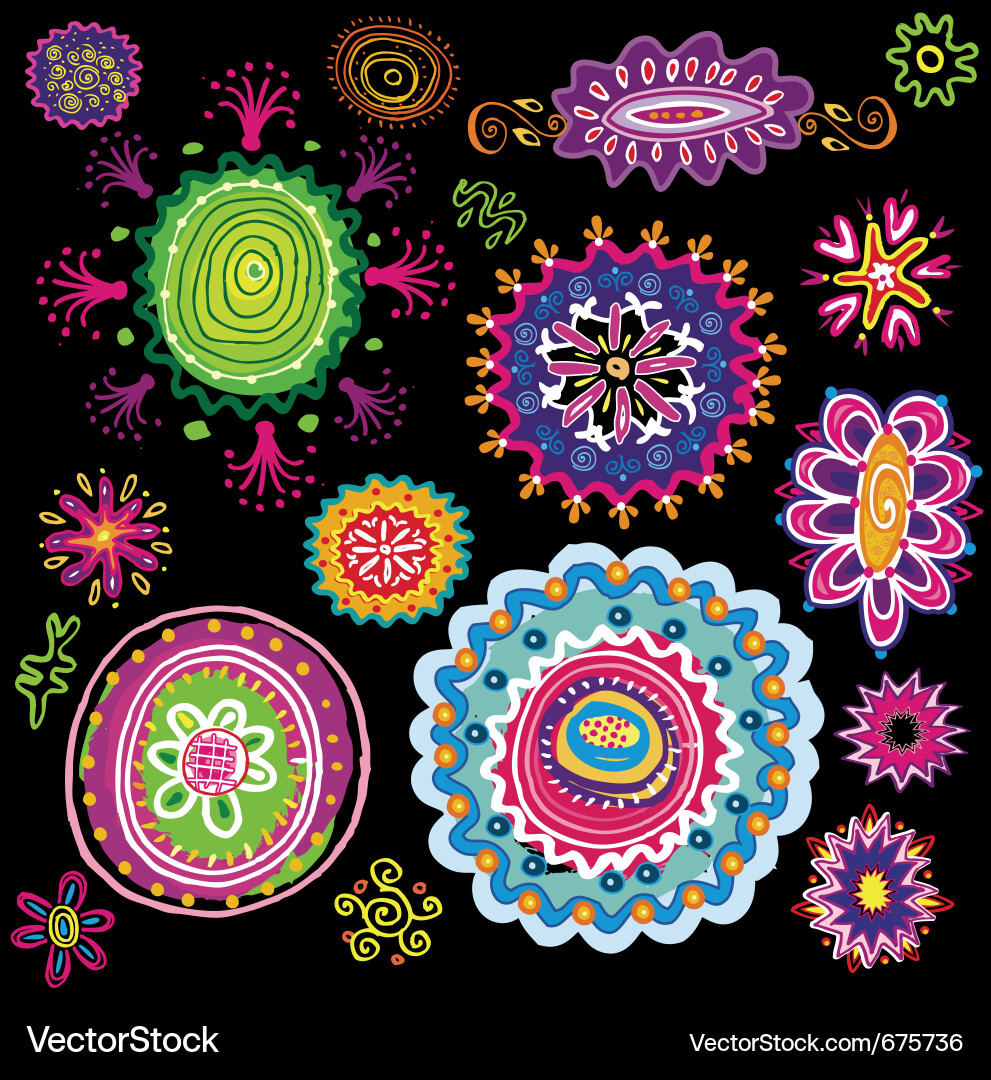 Hand drawn abstract Royalty Free Vector Image - VectorStock