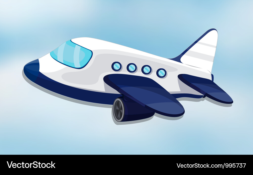 Air plane Royalty Free Vector Image - VectorStock