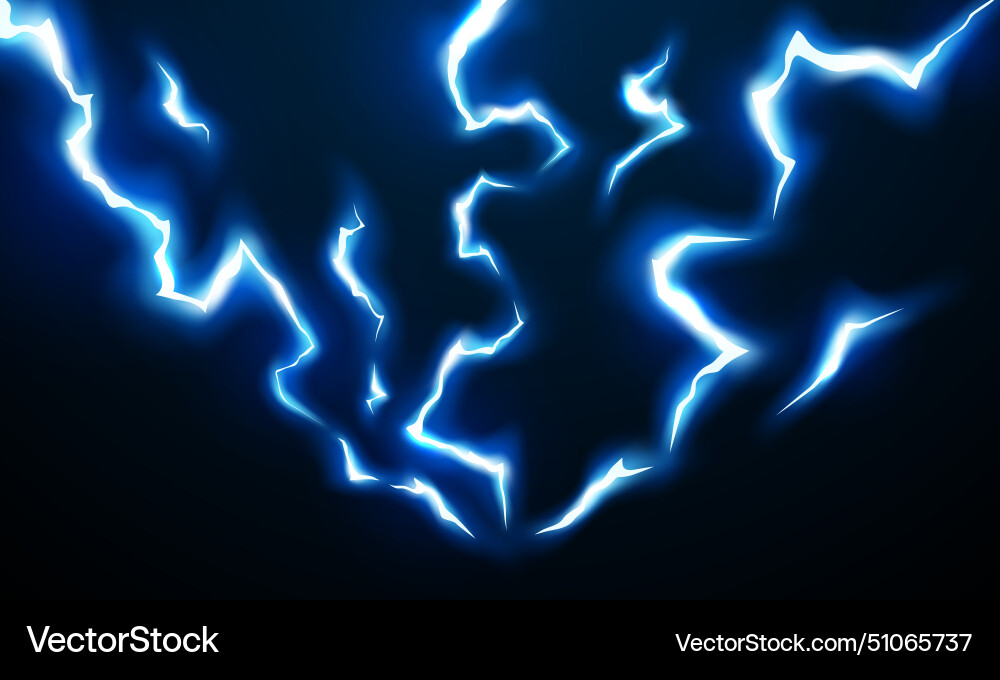 Blitzlichteffekt Hintergrund realistischer Blitz Vektorbild