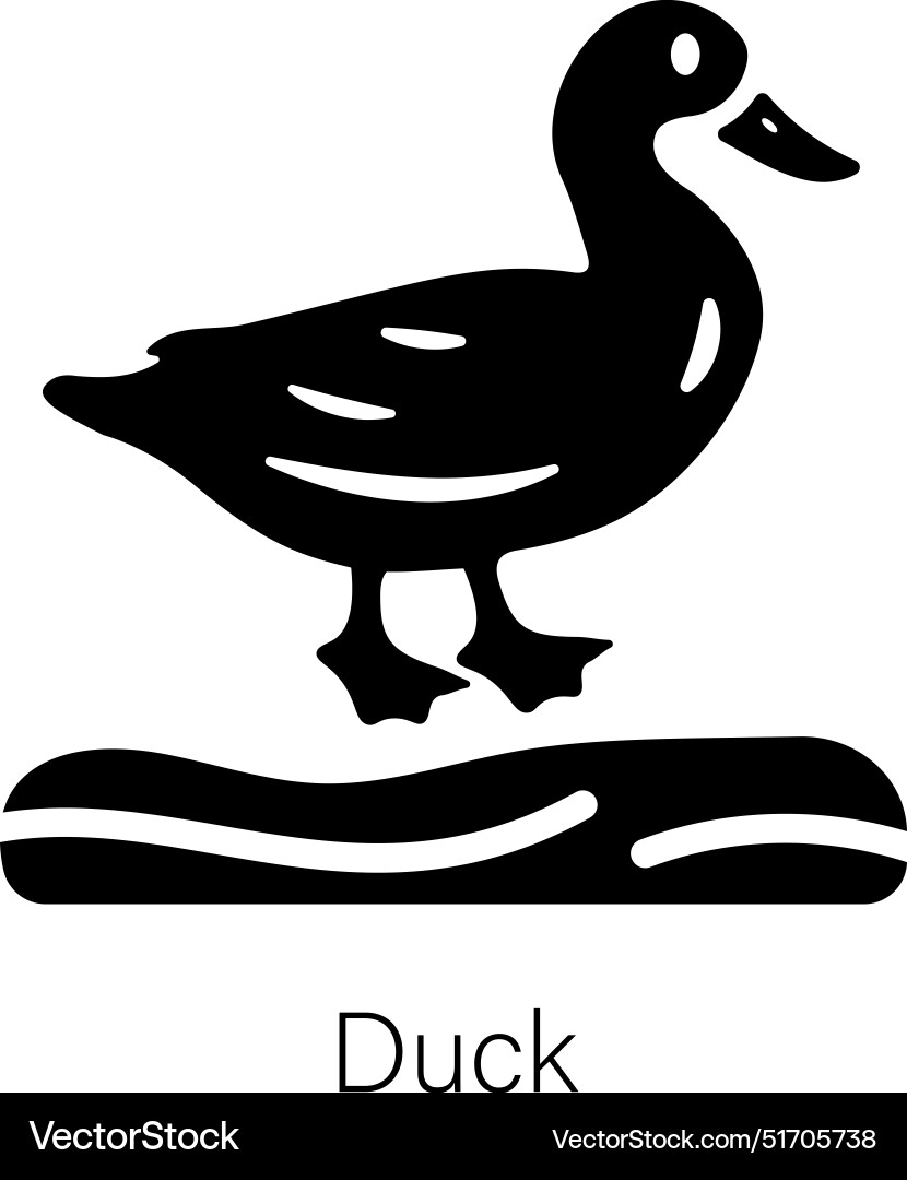 Duck Royalty Free Vector Image - VectorStock