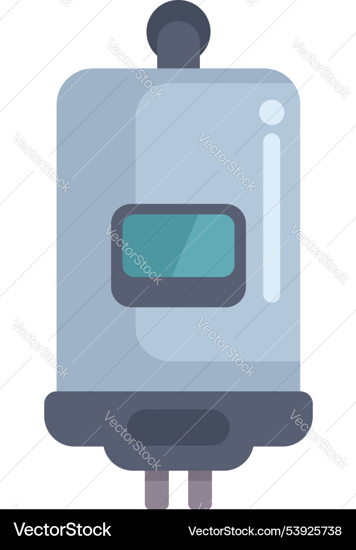 Home water heater providing hot Royalty Free Vector Image