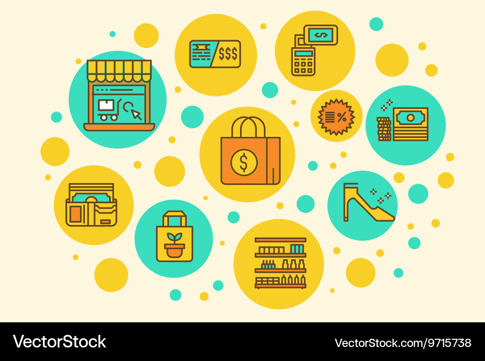 Retail store Royalty Free Vector Image - VectorStock