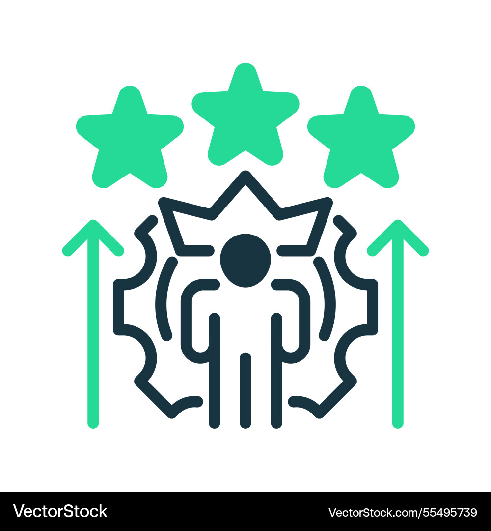 Leadership development line icon universal Vector Image