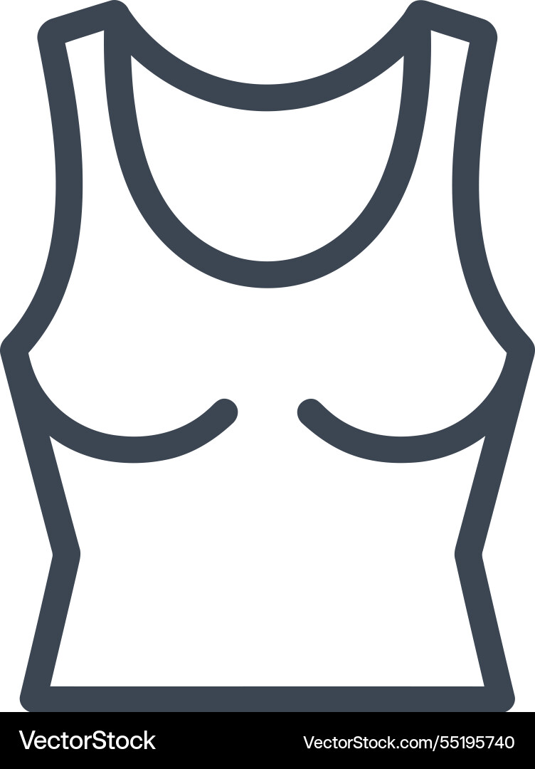 Tank top icon Royalty Free Vector Image - VectorStock