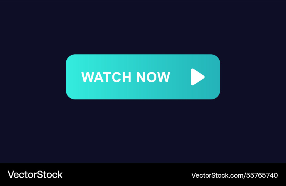 Watch now button with blue gradient Royalty Free Vector