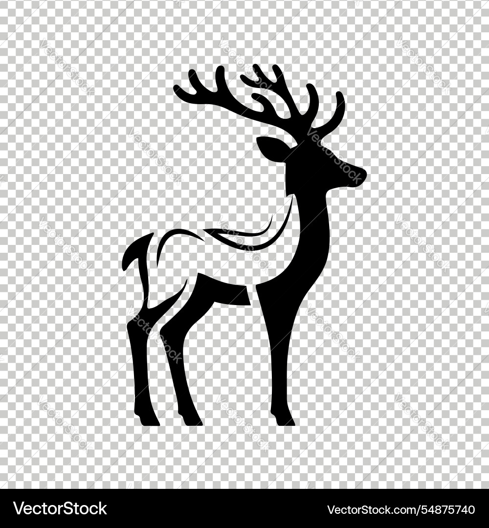 Whitetail deer Royalty Free Vector Image - VectorStock