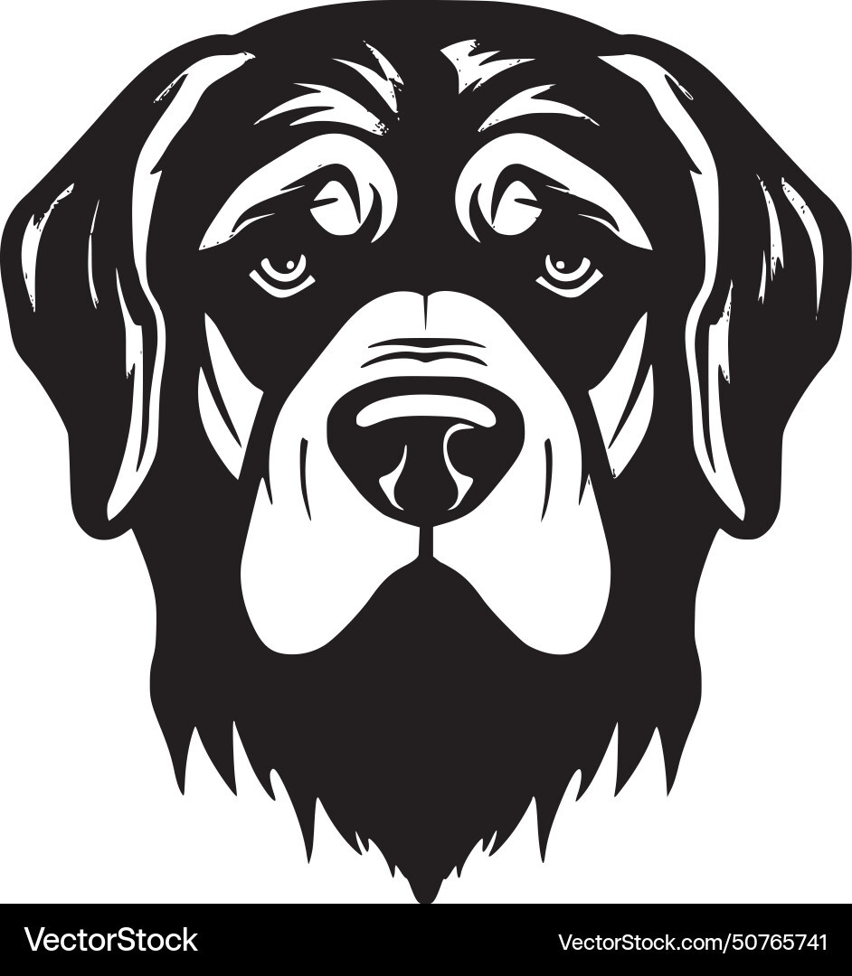 Rottweiler - minimalist and flat logo Royalty Free Vector