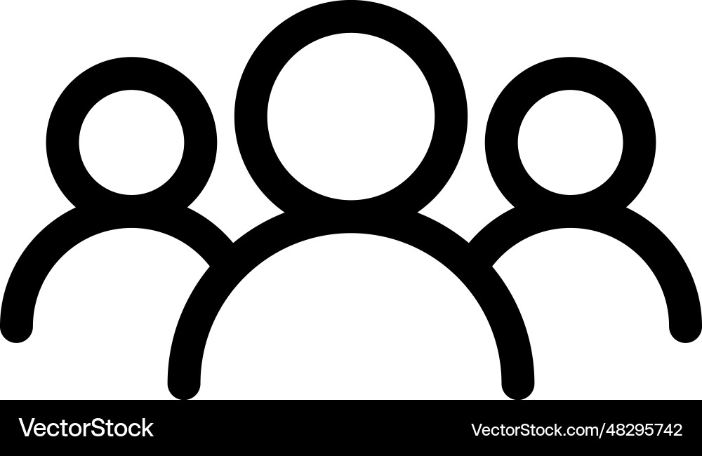Community icon Royalty Free Vector Image - VectorStock