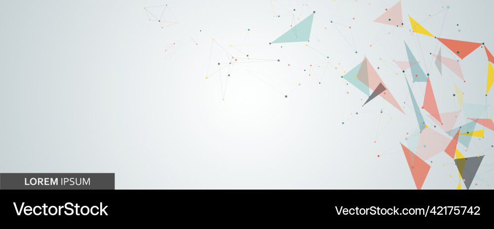 Network connection technology connect Royalty Free Vector