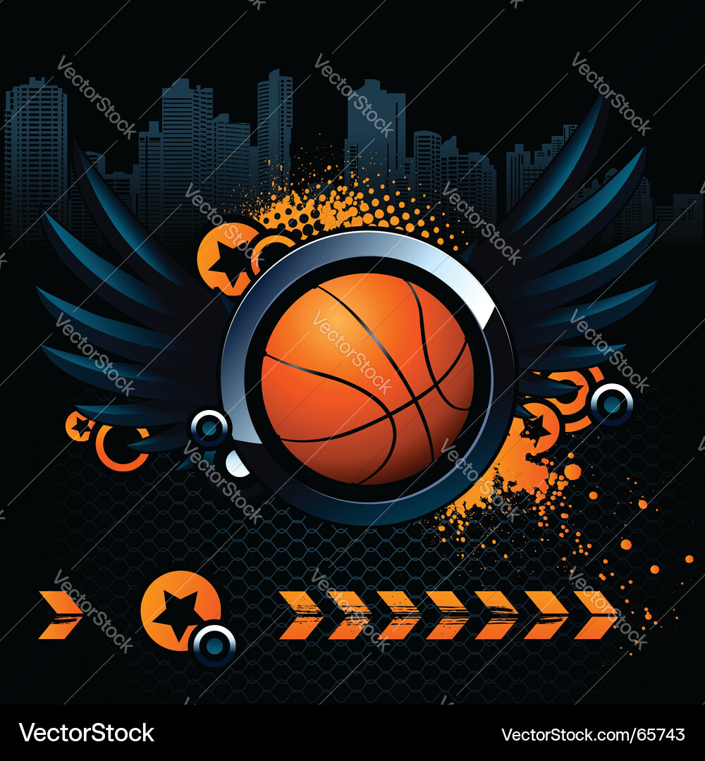 Basketball Royalty Free Vector Image - VectorStock