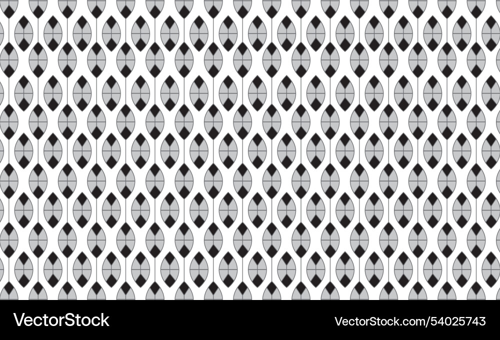 Geometric pattern of interlocking shapes creating Vector Image