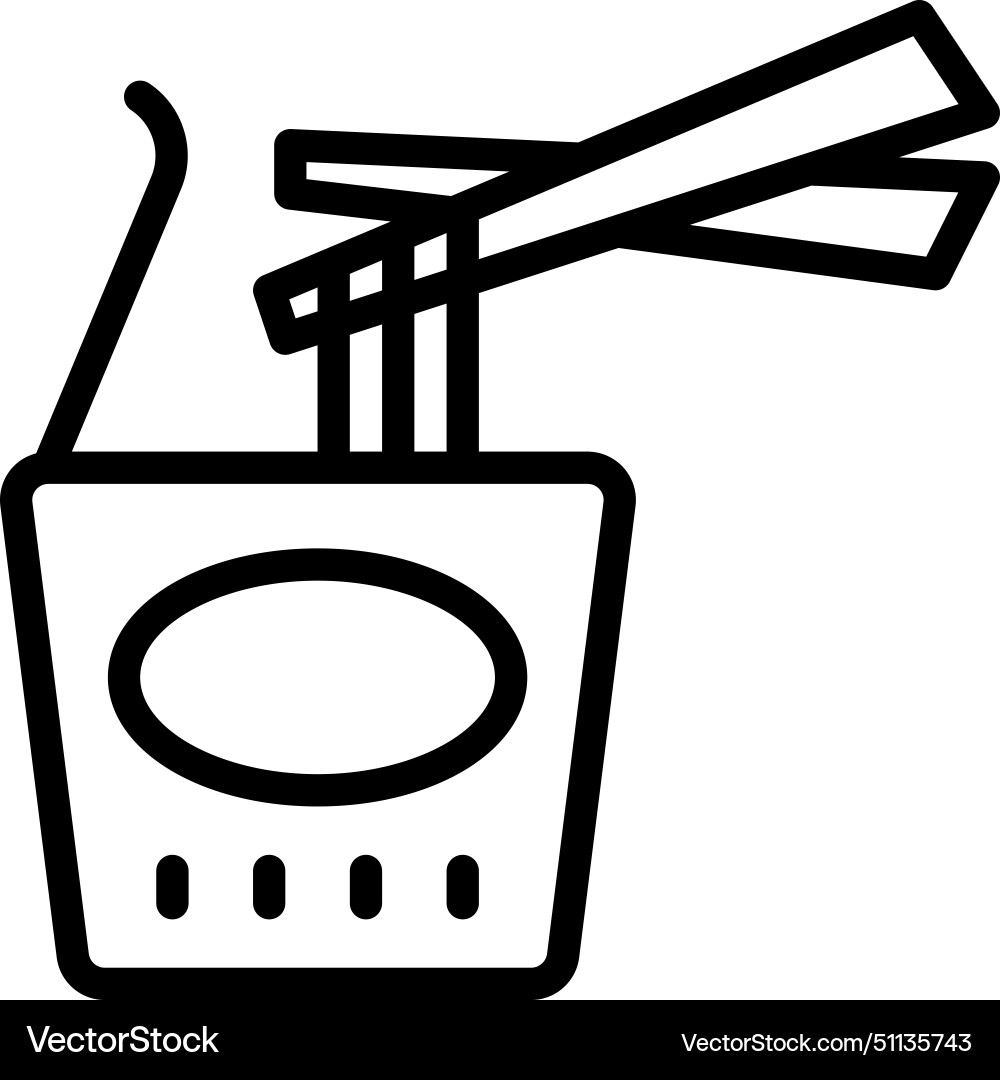 Ramen cup icon Royalty Free Vector Image - VectorStock