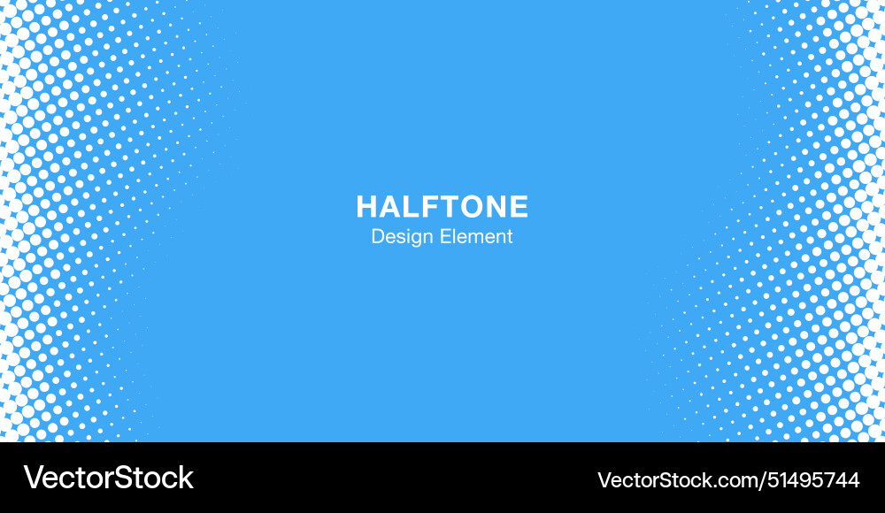 Halftone wavy frame water Royalty Free Vector Image