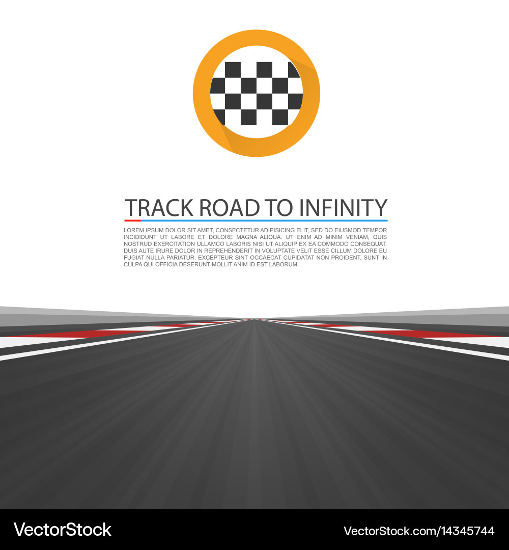 Highway to Infinity Royalty Free Vector Image - VectorStock