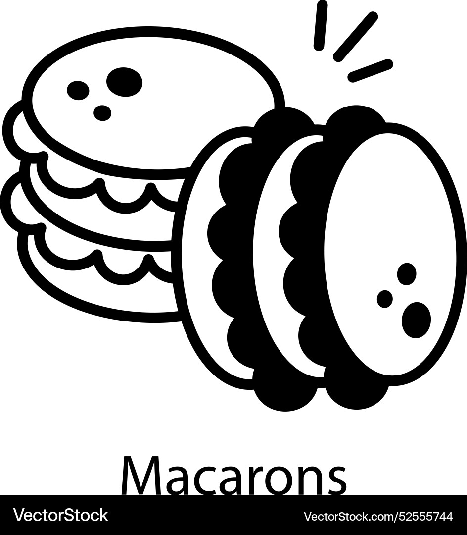 Macarons Royalty Free Vector Image - VectorStock