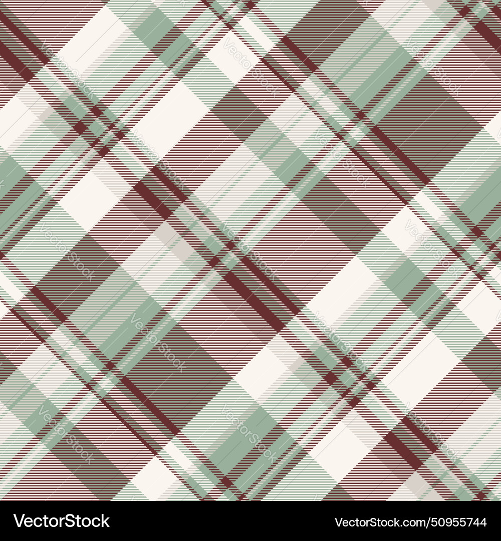 Simple plaid fabric pattern warp seamless check Vector Image