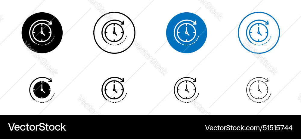 Time forward icon Royalty Free Vector Image - VectorStock