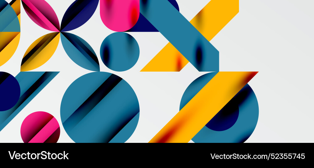 Geometric neo patterns abstract background for Vector Image