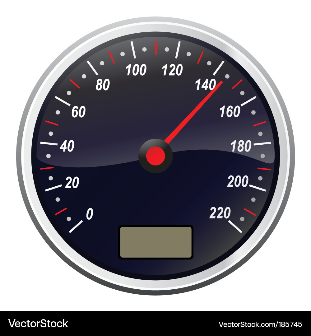 Speedometer Royalty Free Vector Image - VectorStock