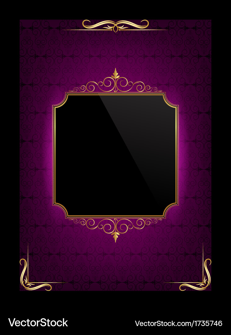 Purple abstract background and text box Royalty Free Vector