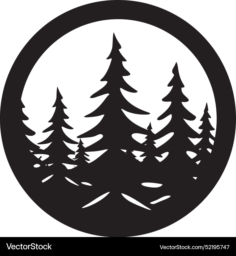 Role of forests in climate change mitigation Vector Image