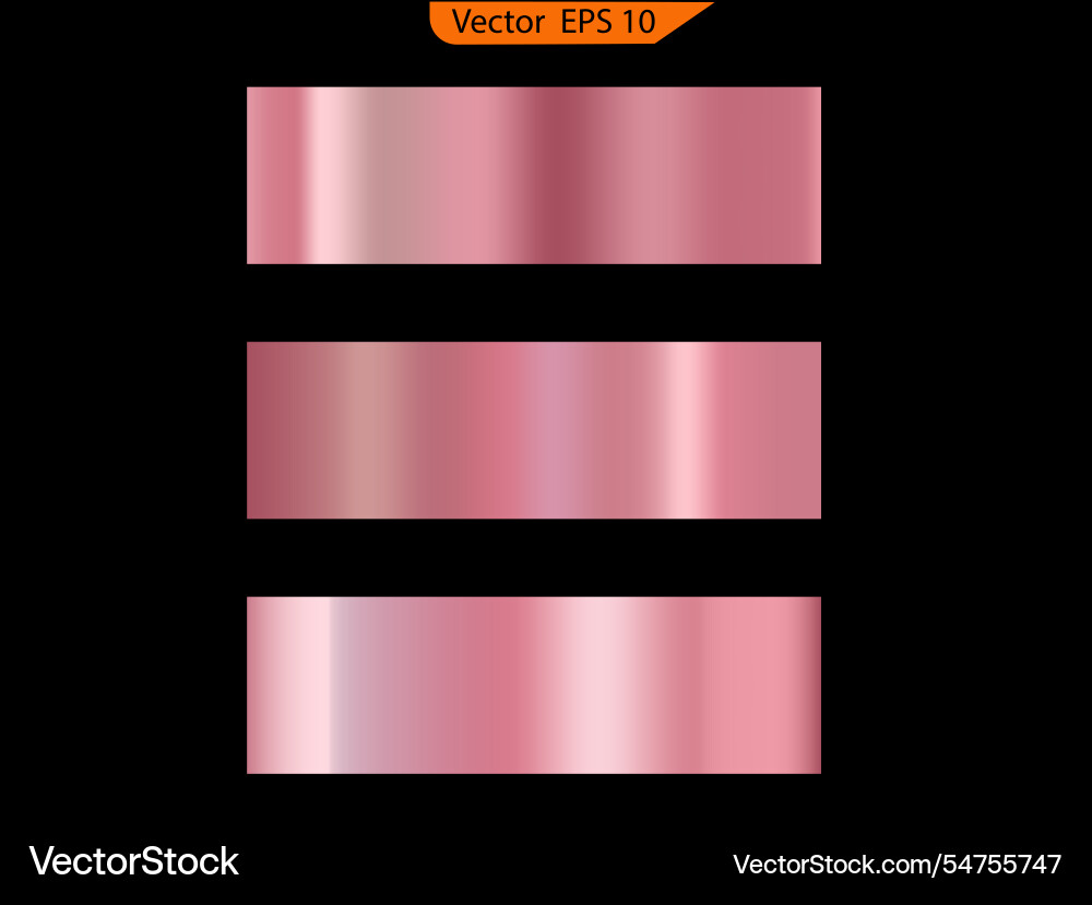 Set of pink silver foil texture background Vector Image