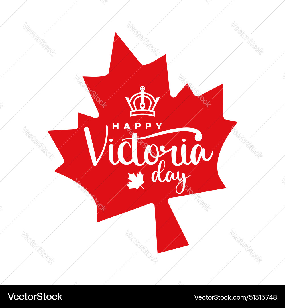 Victoria canada day design Royalty Free Vector Image