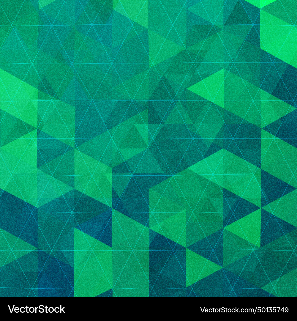 Flat polygonal background with grainy Royalty Free Vector
