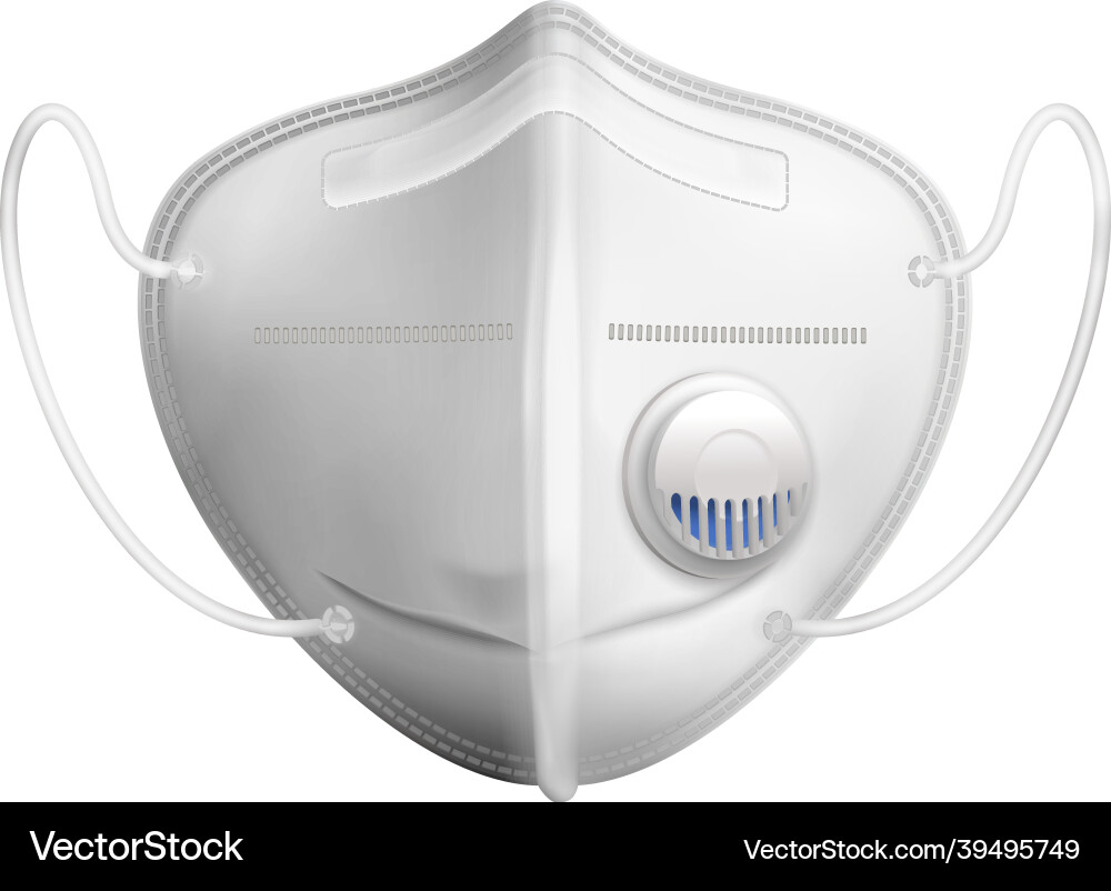 Respirator realistic icon Royalty Free Vector Image