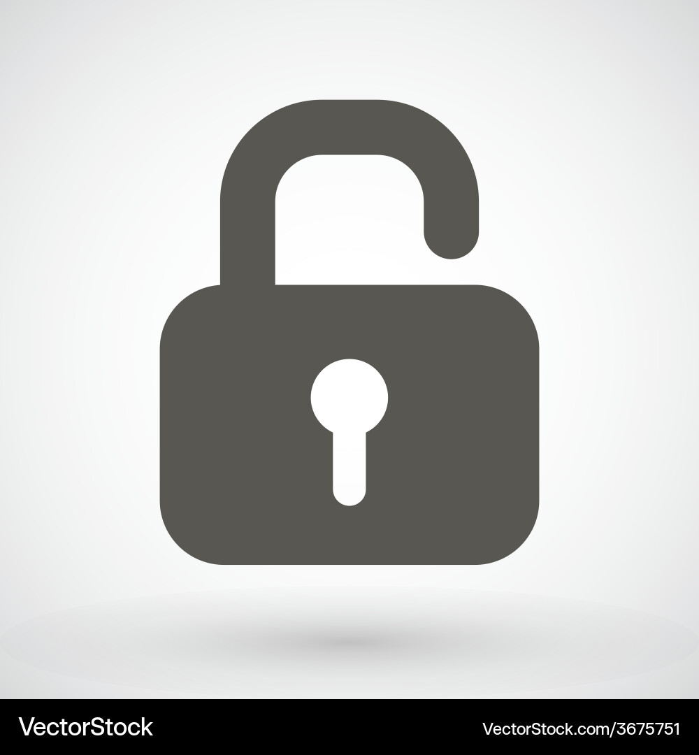 Lock icon Royalty Free Vector Image - VectorStock