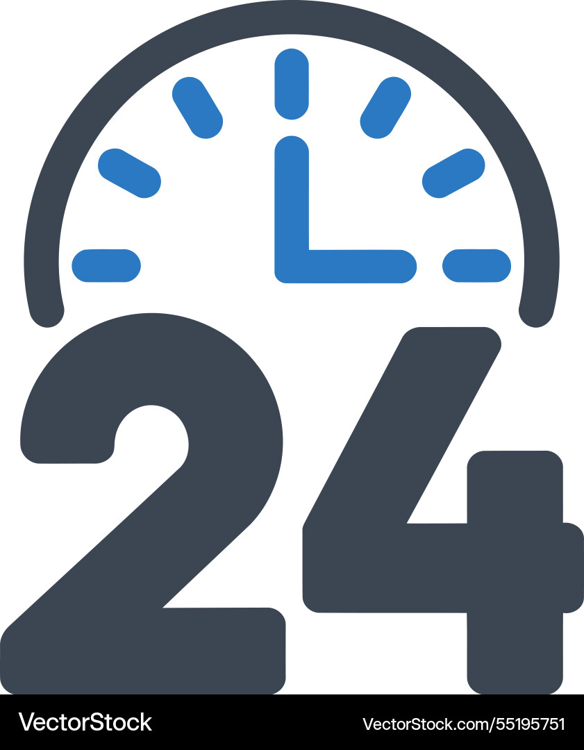 Stopwatch 24 icon Royalty Free Vector Image - VectorStock