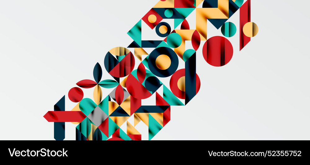 Geometric neo patterns abstract background for Vector Image