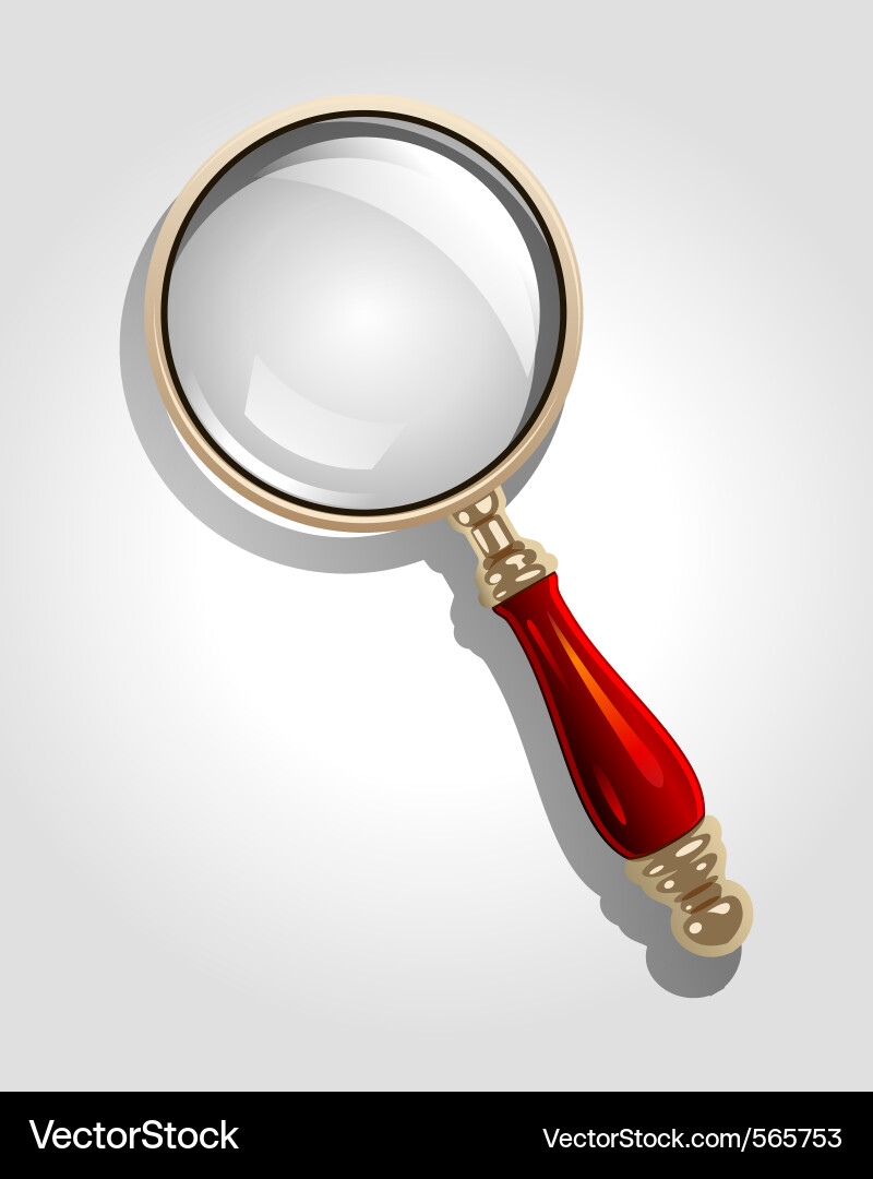 Magnifier icon Royalty Free Vector Image - VectorStock