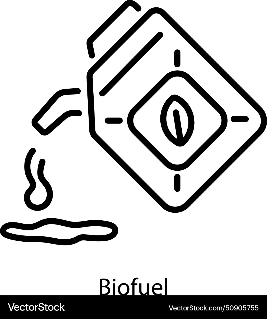 Biofuel Royalty Free Vector Image - VectorStock
