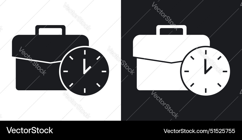 Office time icon Royalty Free Vector Image - VectorStock