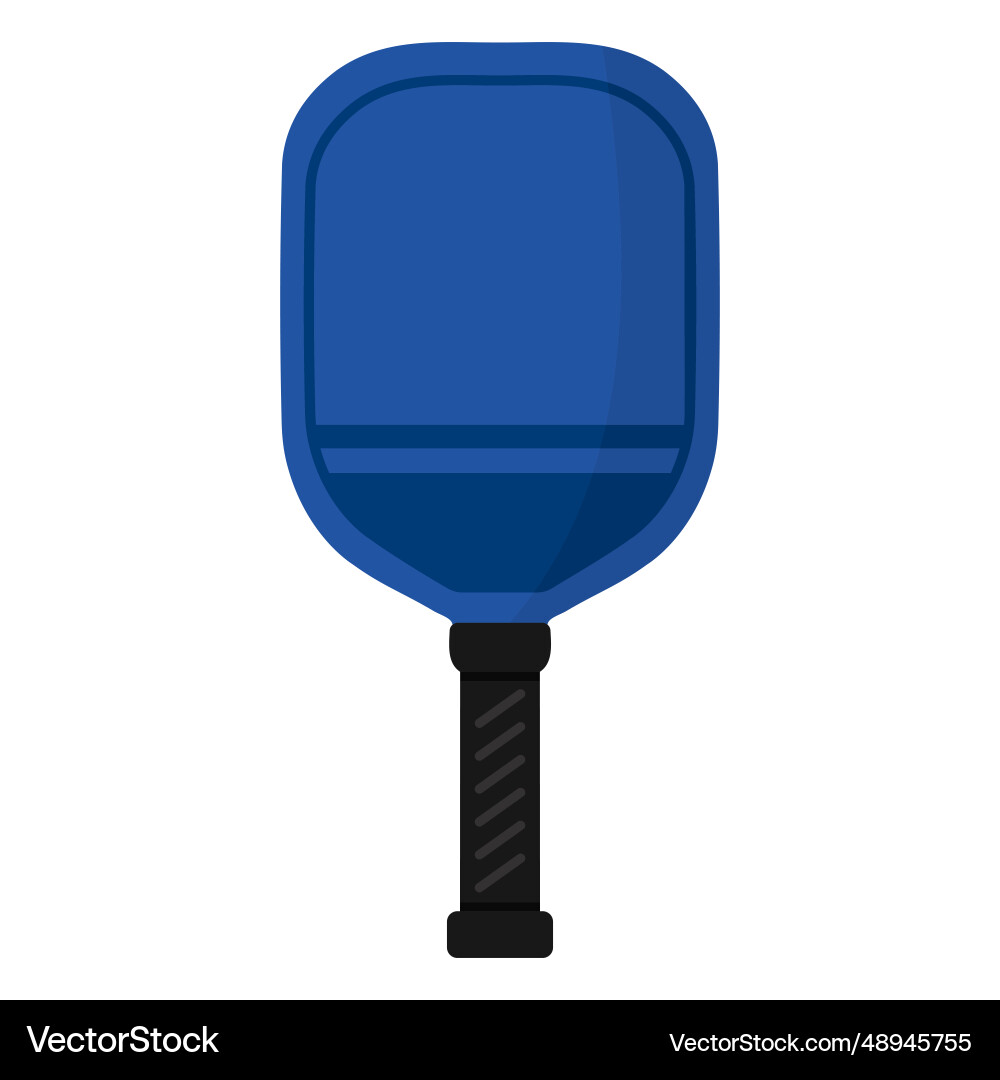 Paddle pickleball flat Royalty Free Vector Image