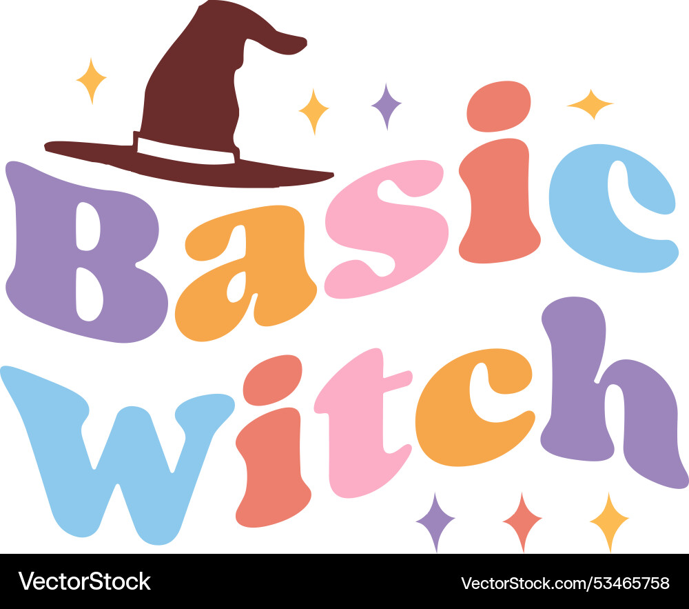 Basic witch Royalty Free Vector Image - VectorStock