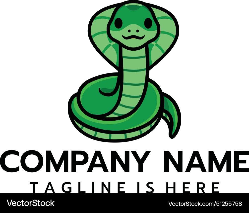 Snake mascot logo Royalty Free Vector Image - VectorStock