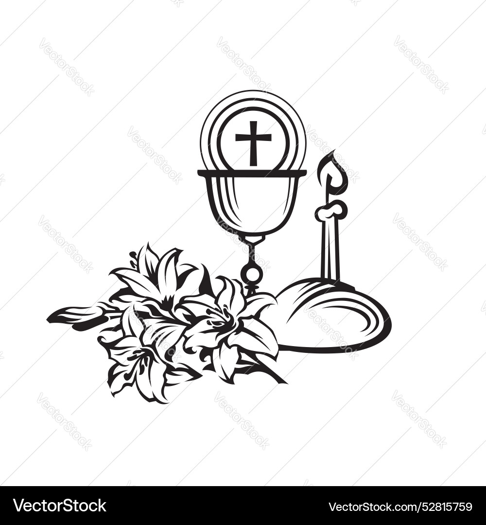 Holy communion icon Royalty Free Vector Image - VectorStock
