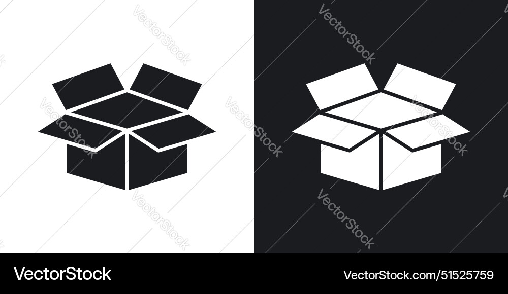 Open box icon Royalty Free Vector Image - VectorStock